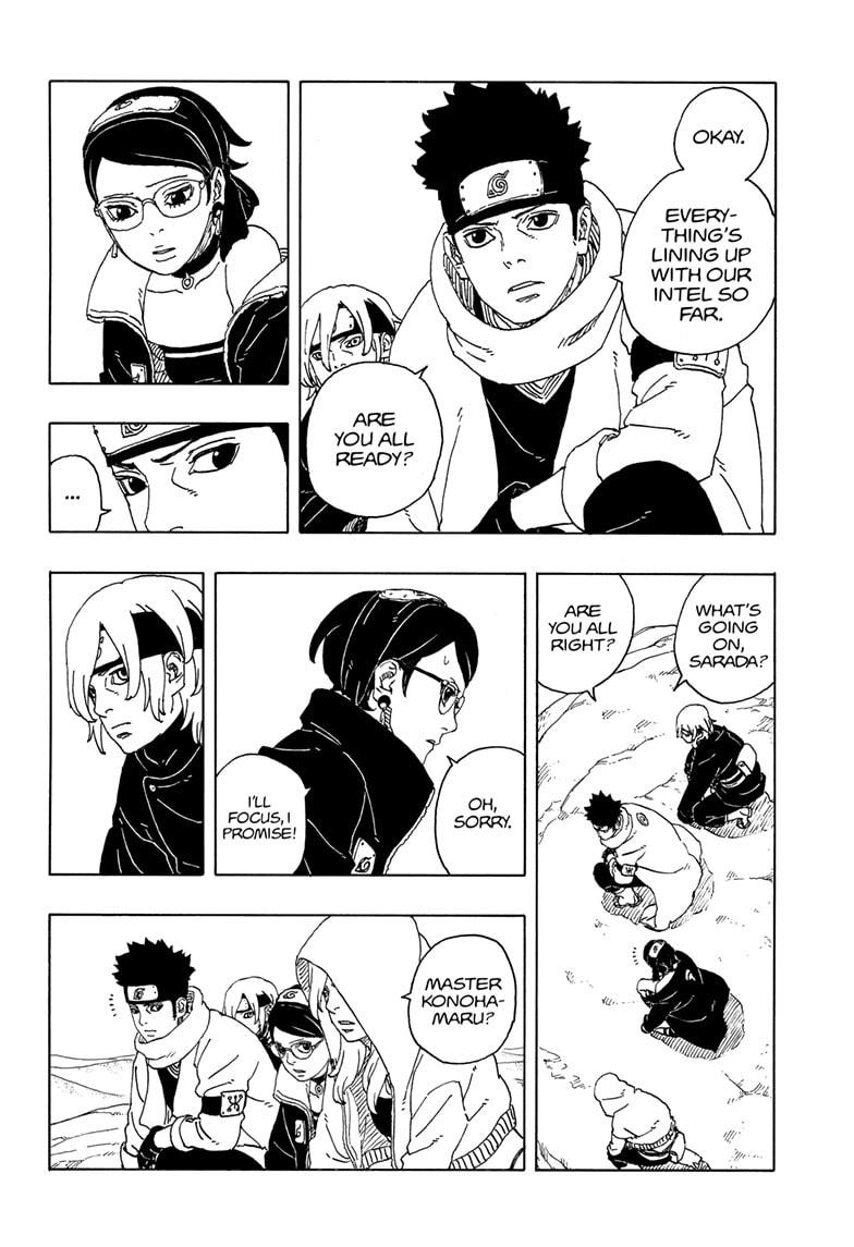 Dialog Manga Boruto: Two Blue Vortex Chapter 17 Bahasa Indonesia A Newborn Wild Beast - Sorenamoo