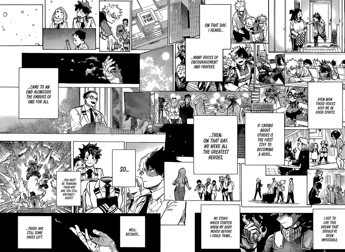 My Hero Academia Volume 42: Halaman Tambahan MHA Chapter 430 dan BNHA Chapter 431 Buktikan Teman ...